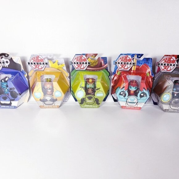 Bakugan | Toys | Bakugan Set Of 5 Dragonoid Cubbo Pack Transforming ...